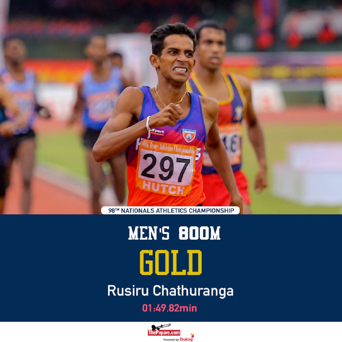 Video - Men's 800m Final -98th National Athletics Championship