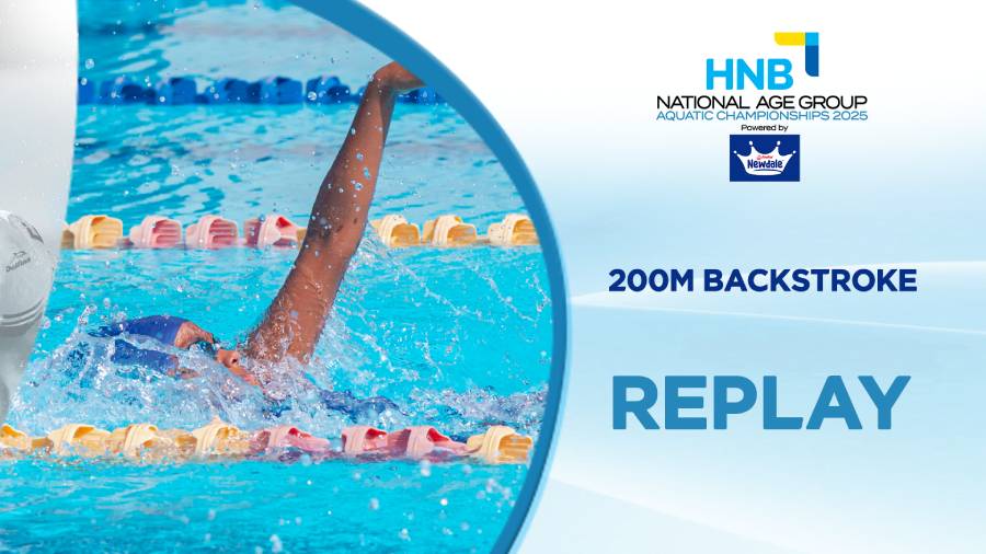 WATCH - REPLAY - 200m Backstroke | HNB National Age Group Aquatic ...