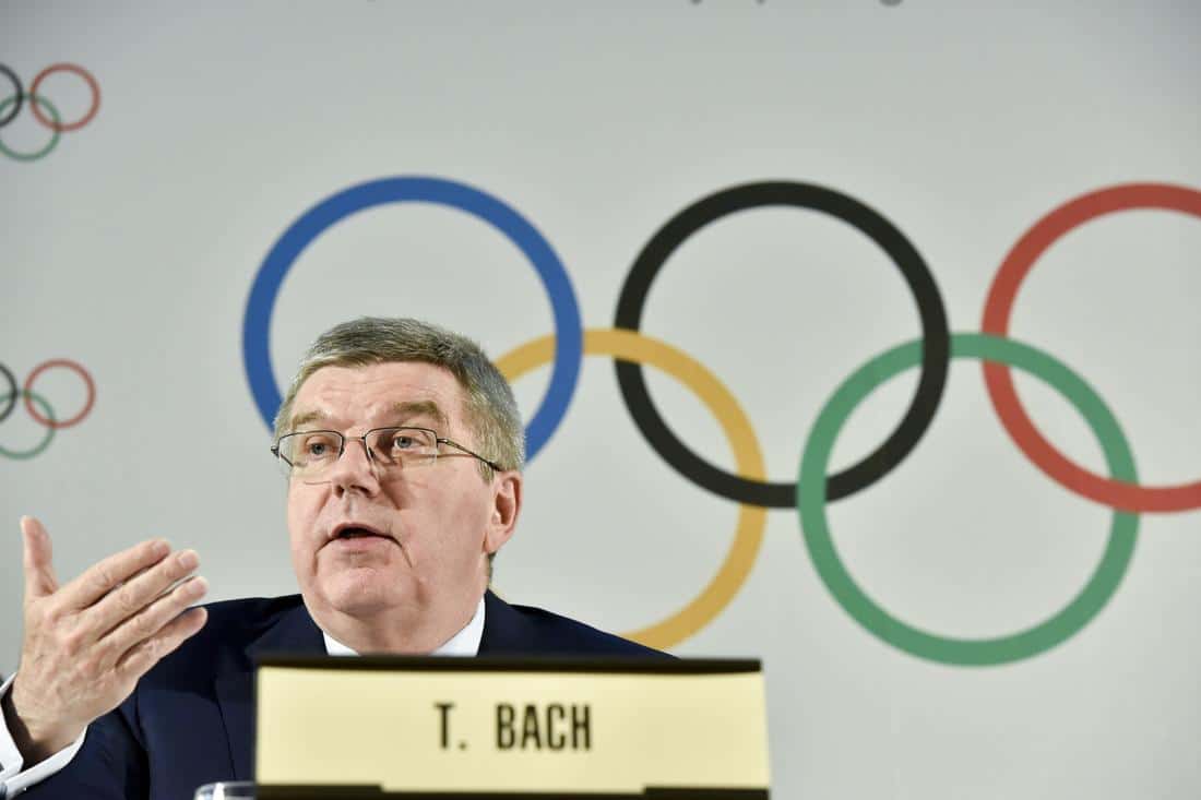 President of the IOC speaks on Russian Ban