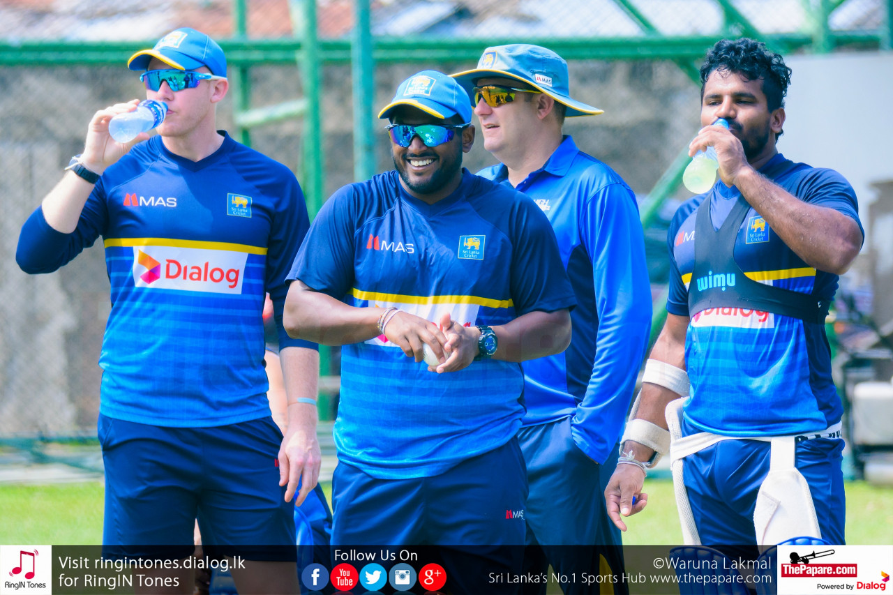 Photos: Sri Lankan team's practice session
