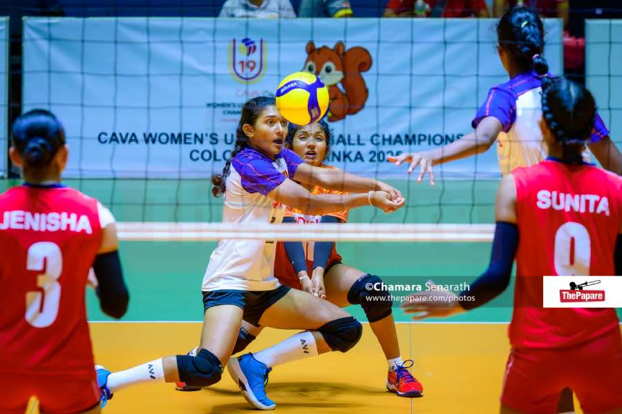 Photos - Sri Lanka vs Nepal - CAVA Women's U19 Volleyball Championship 2025