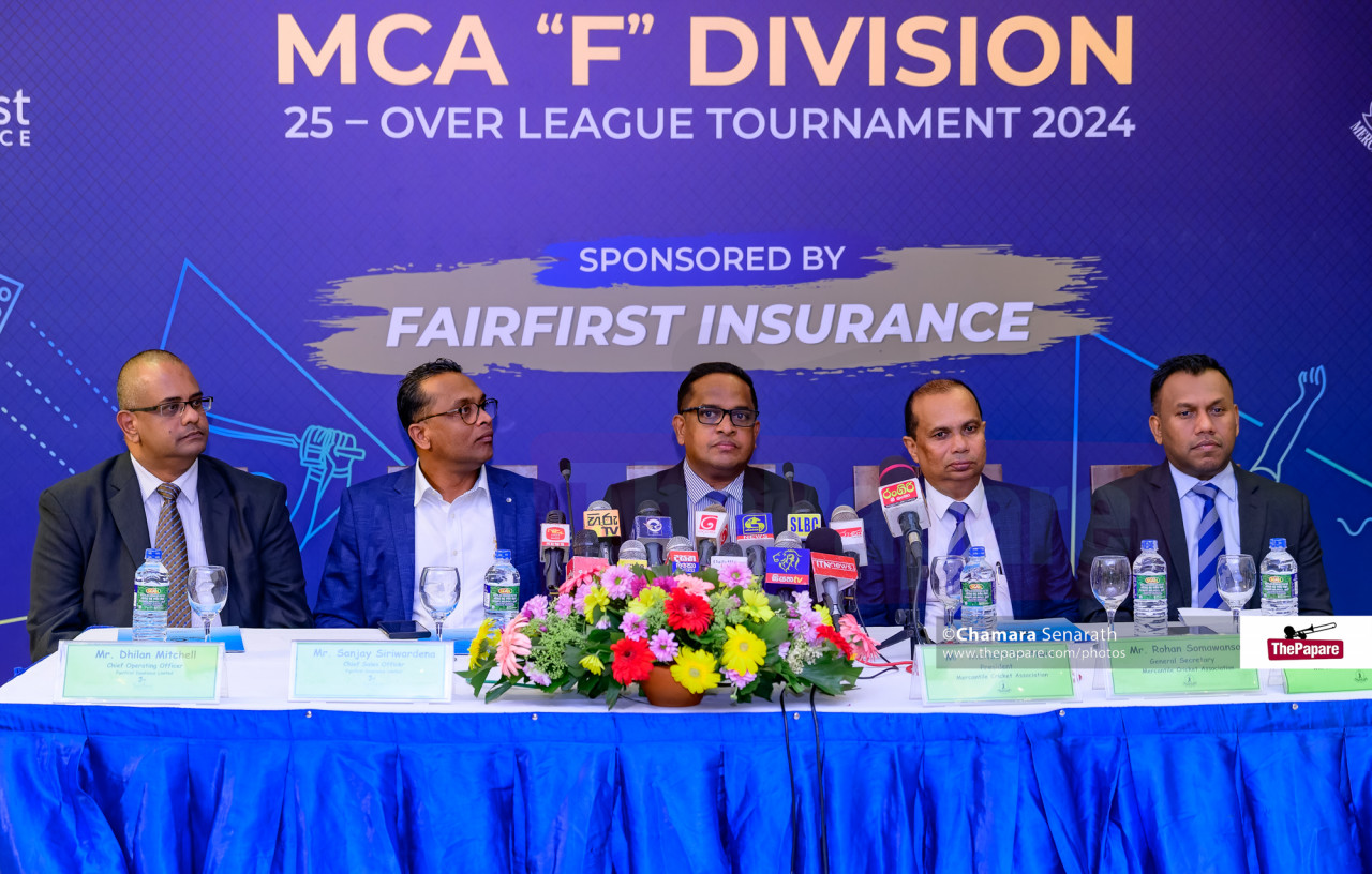 Photos - MCA F Division 25 Overs Cricket Tournament 2024 | Media Conference