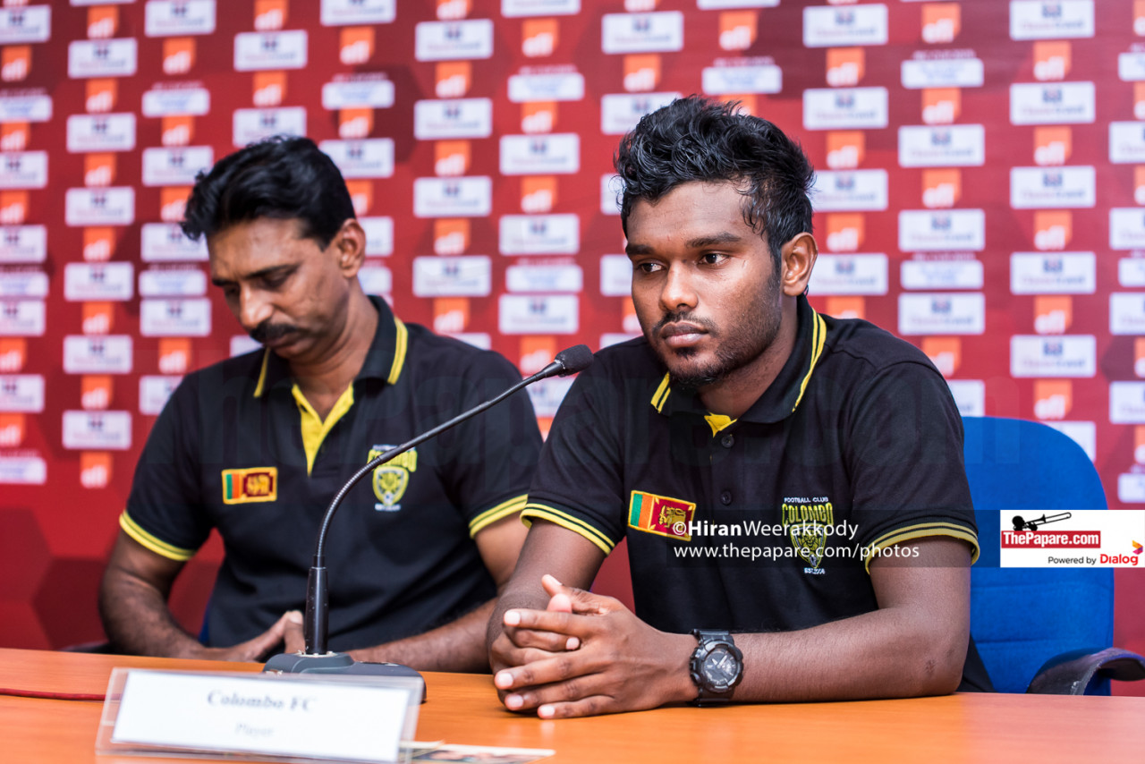Photos: Colombo FC Pre-Match Press Conference | 1st Leg | Playoff Stage ...
