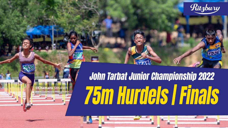 WATCH - 75m Hurdles | Finals - John Tarbat Junior Championship 2022