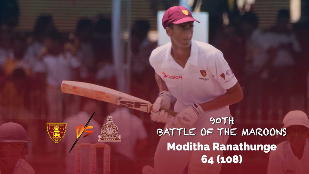 Video – Moditha Ranathunge's crucial half-century for Ananda