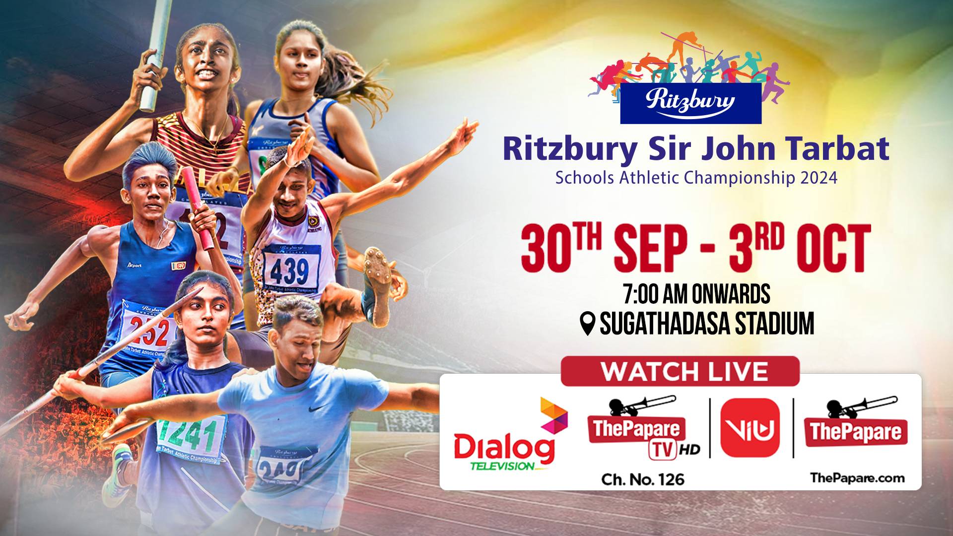 REPLAY – 92nd Ritzbury Sir John Tarbat Senior Athletic Championship 2024