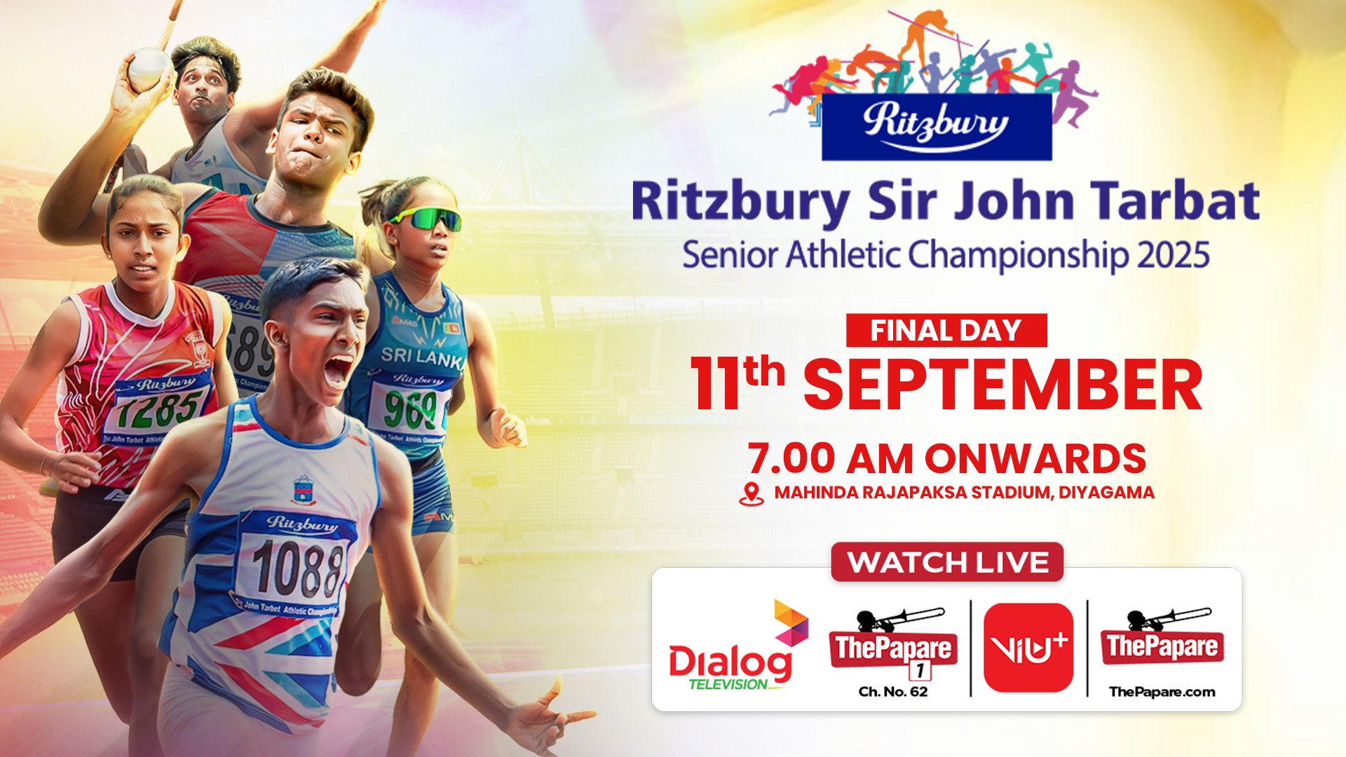 REPLAY – 93rd Ritzbury Sir John Tarbat Senior Athletic Championship ...