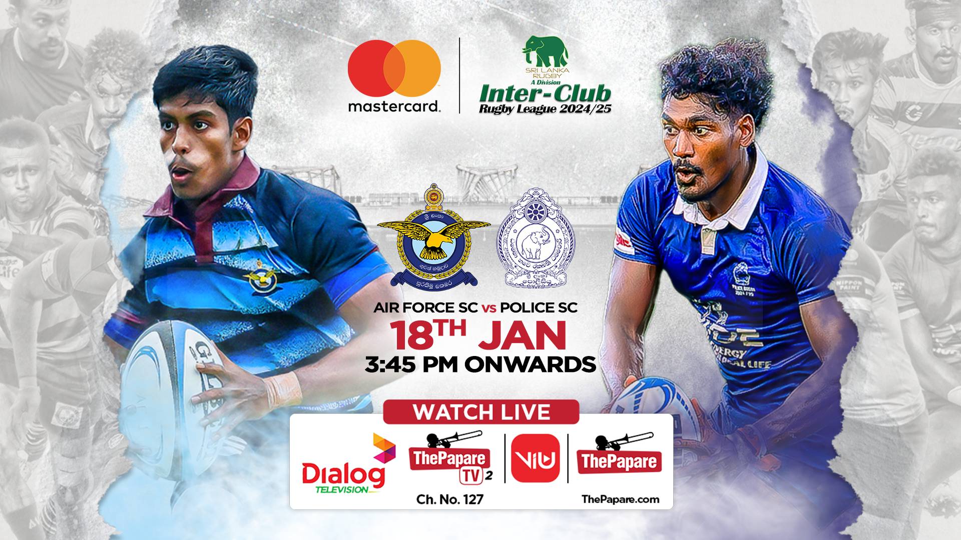 REPLAY – Air Force SC vs Police SC | Mastercard Inter-Club ‘A’ Division Rugby League 2024/25