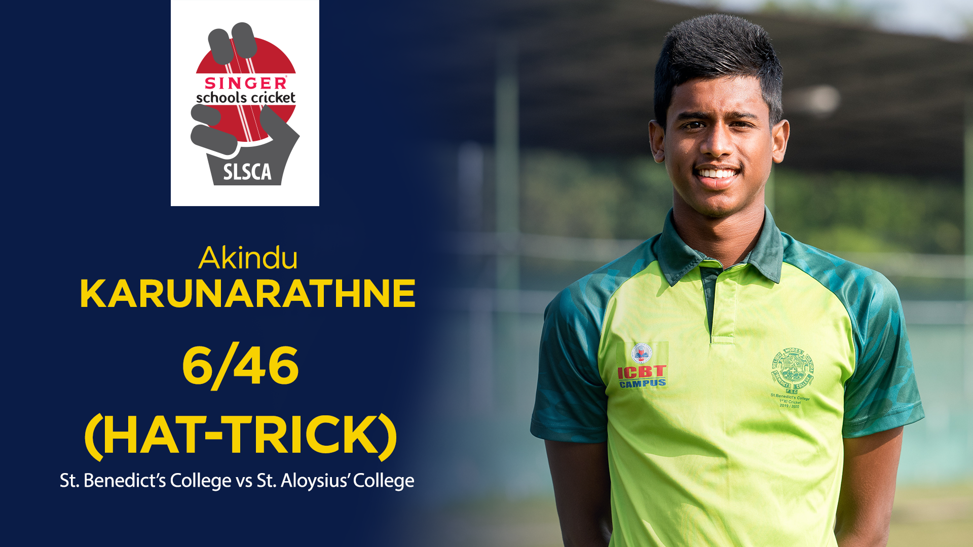 Video - Akindu Karunarathne's Hat-trick & six-wicket haul Vs St ...