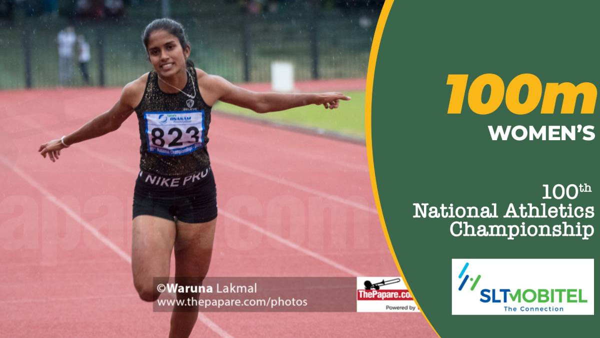 WATCH - Amasha De Silva retains 100m National title for 2022