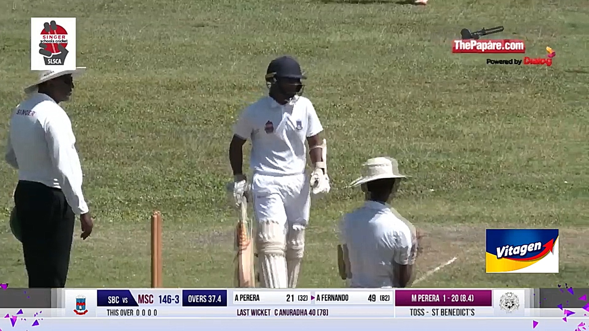 Video - Ashan Fernando's elegant half-century