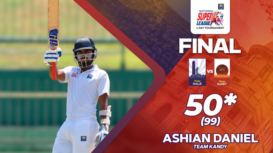 WATCH – Ashian Daniel 50* (99) vs Galle | National Super League 4-Day ...