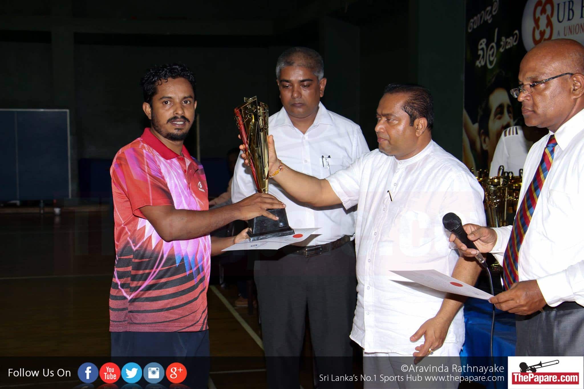 Jayasinghe and Piumila champions at All Island Ranking Championship