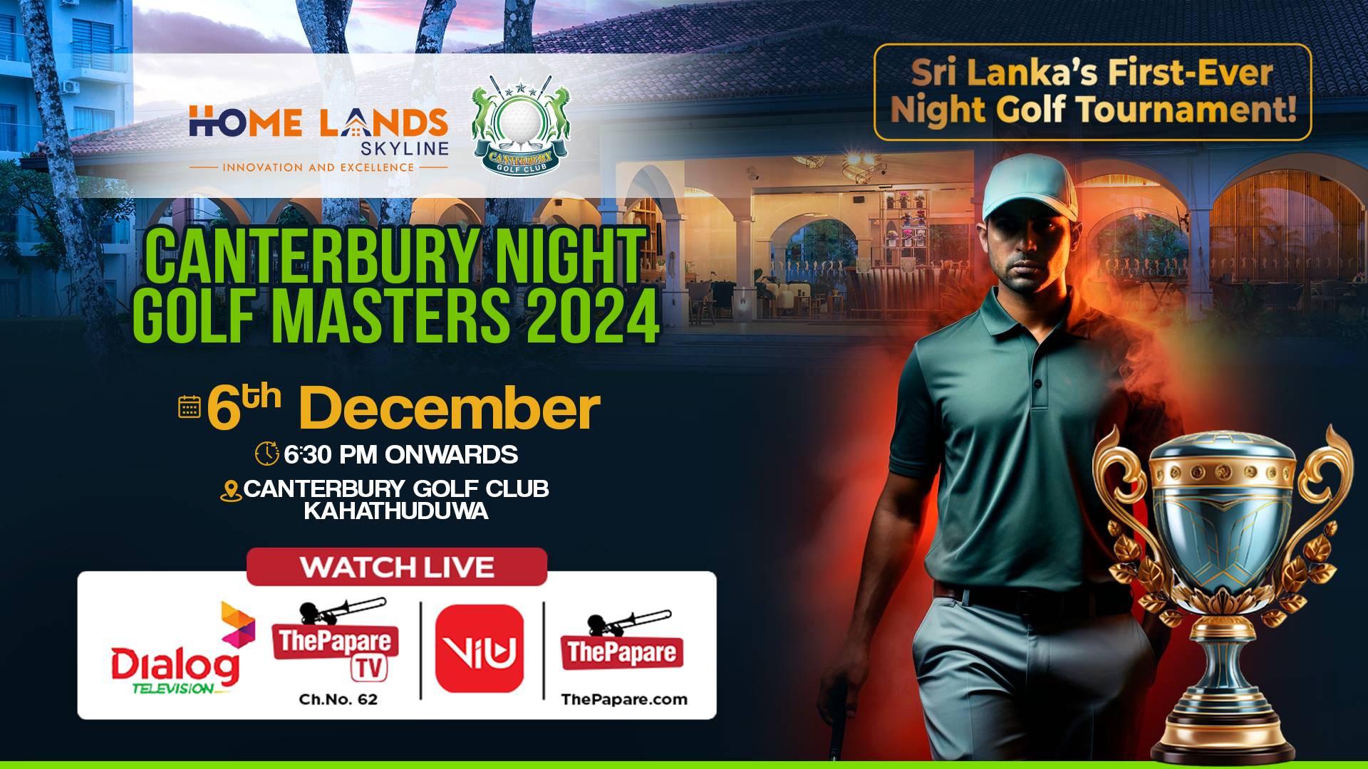 REPLAY – Canterbury Night Golf Masters 2024