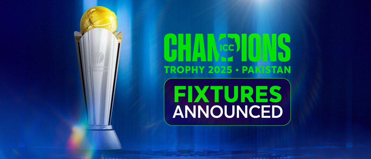 Official fixtures announced for ICC Champions Trophy 2025