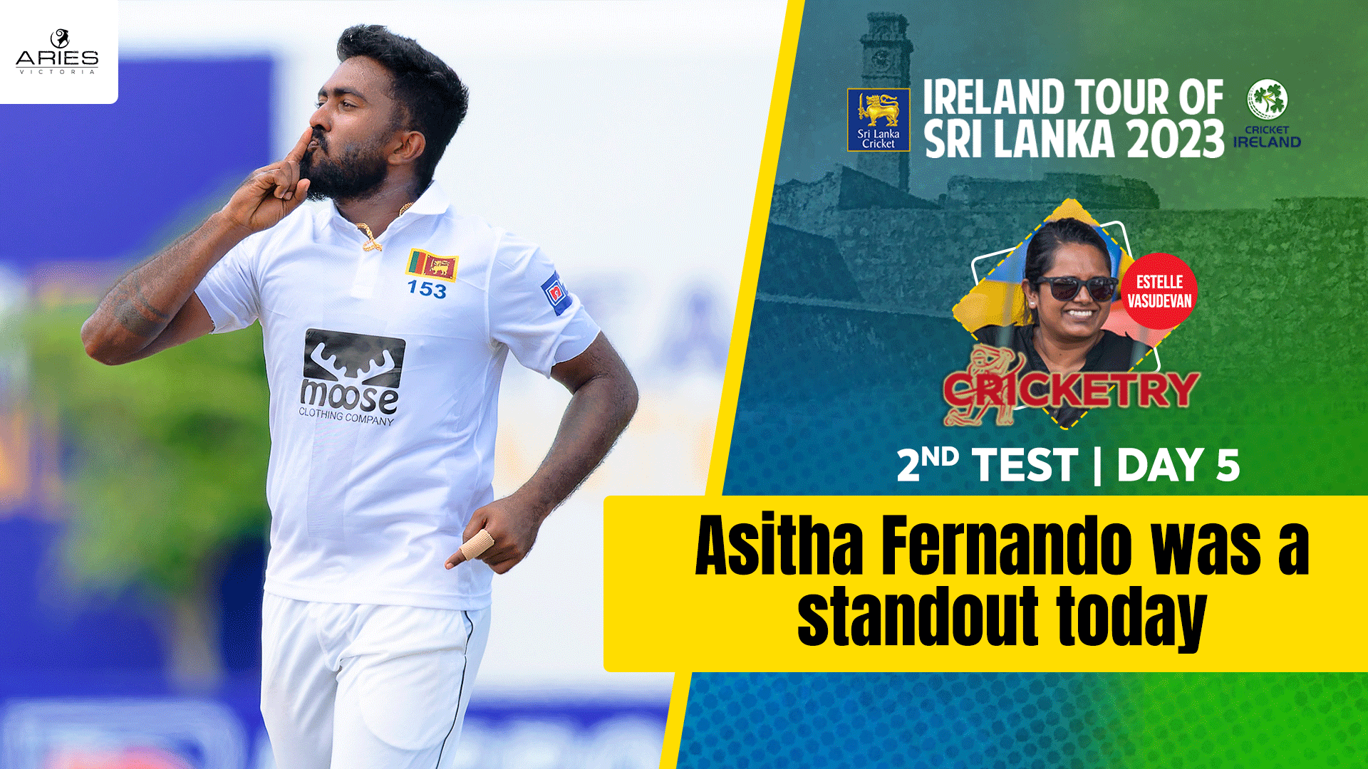 WATCH - Asitha Fernando’s fiery spell set the tone for Sri Lanka # ...