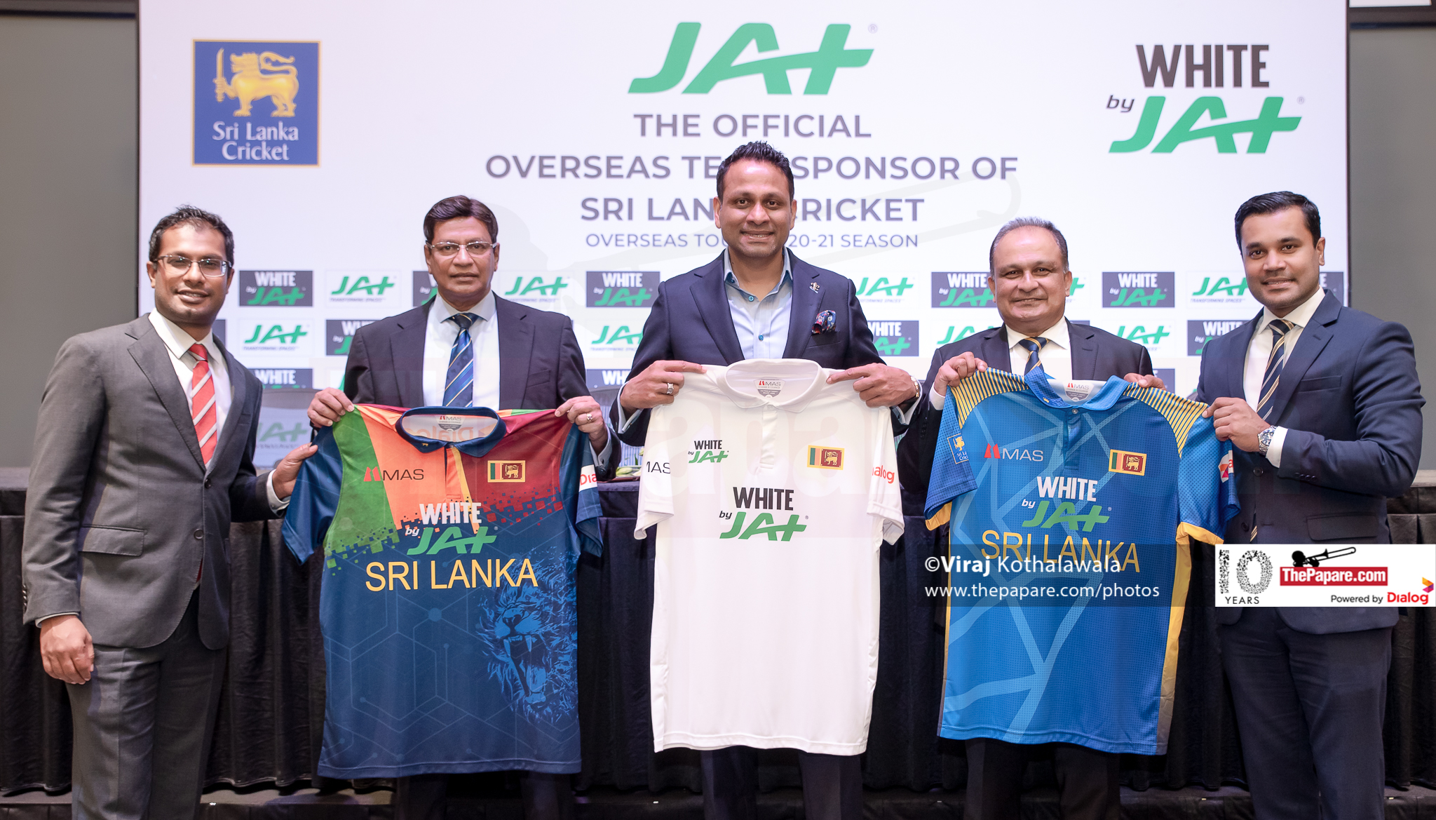 Photos: Official Overseas Team Sponsor of Sri Lanka Cricket