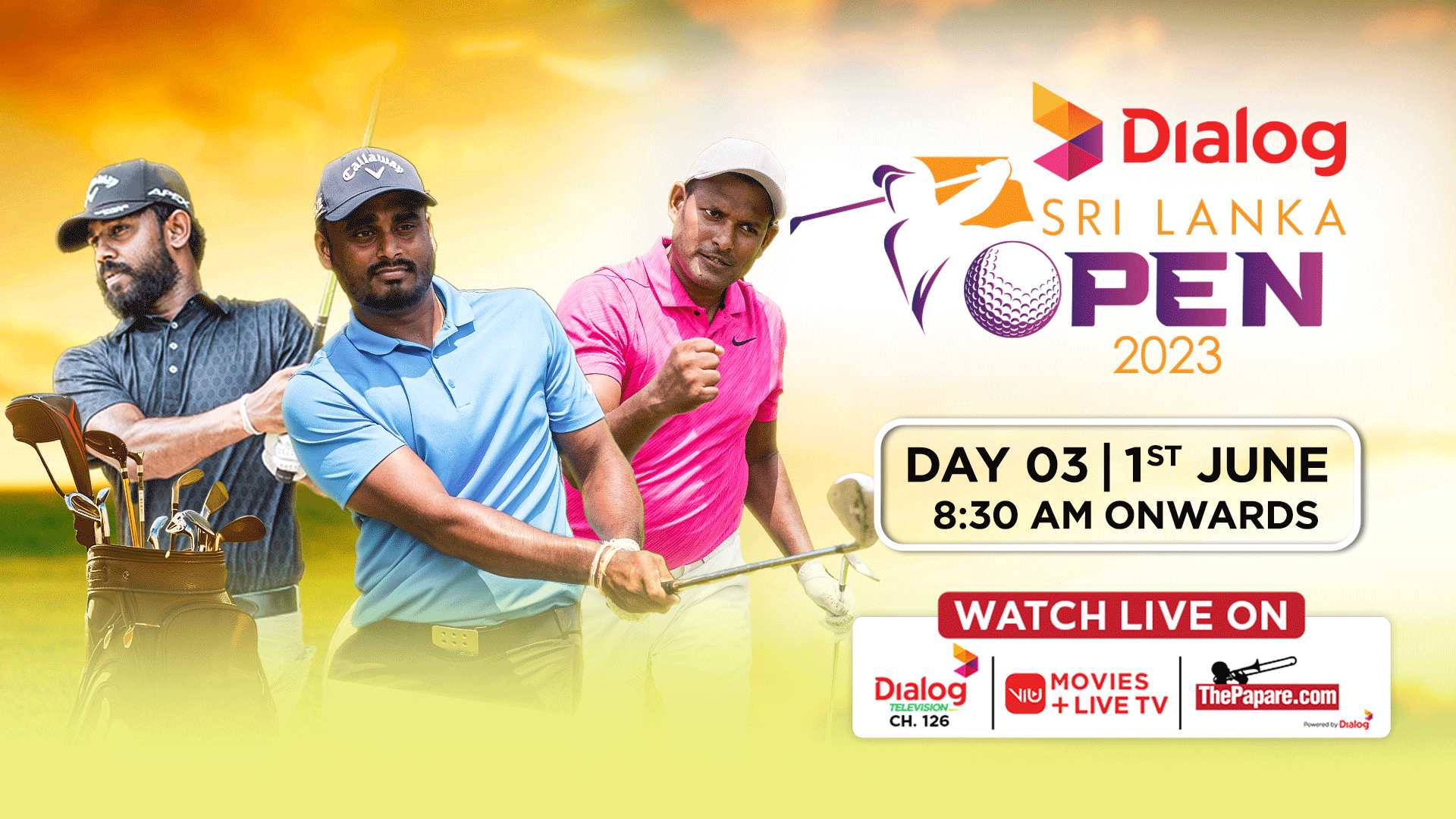 REPLAY - Dialog Sri Lanka Open Golf Tournament 2023