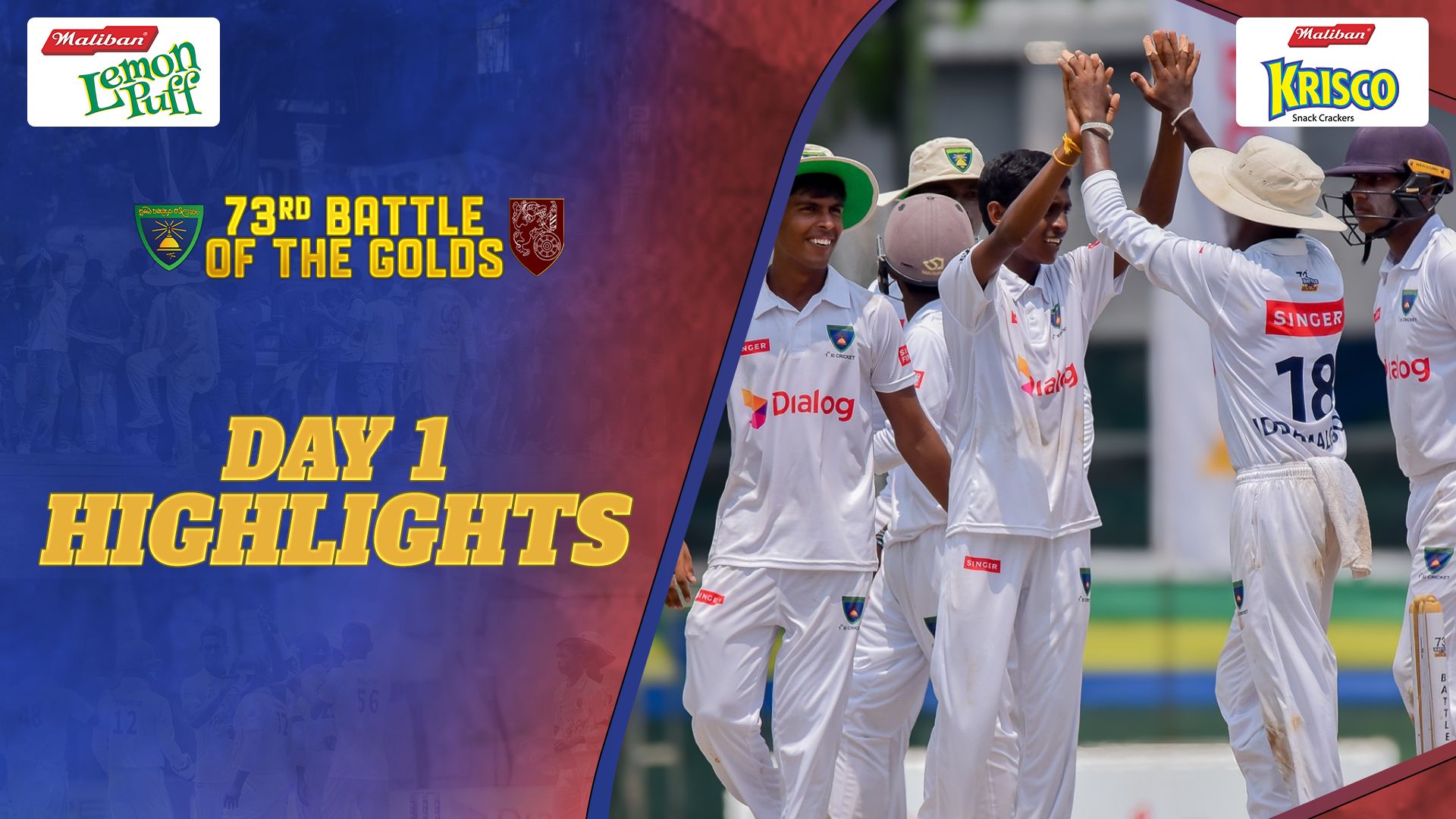 Highlights - Day 1 - Sri Sumangala vs Moratu MV | 73rd Battle of the Golds