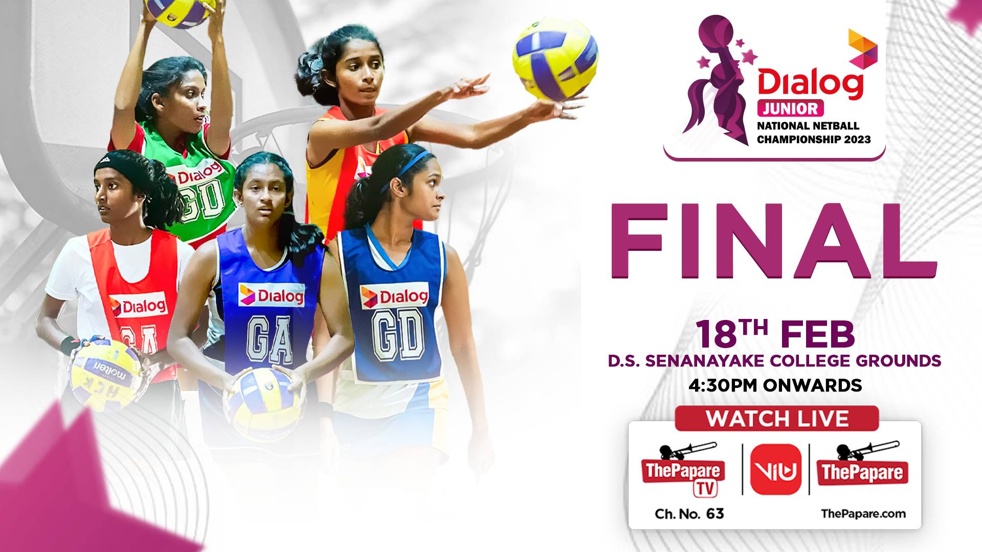 REPLAY – Dialog Junior National Netball Tournament 2024