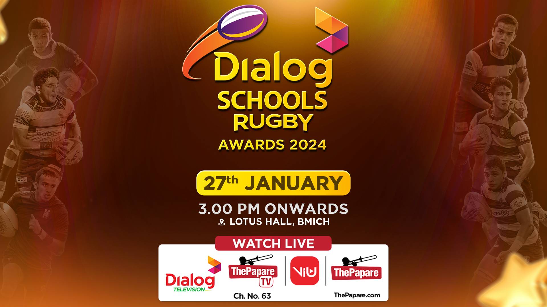REPLAY – Dialog Schools Rugby Awards 2024