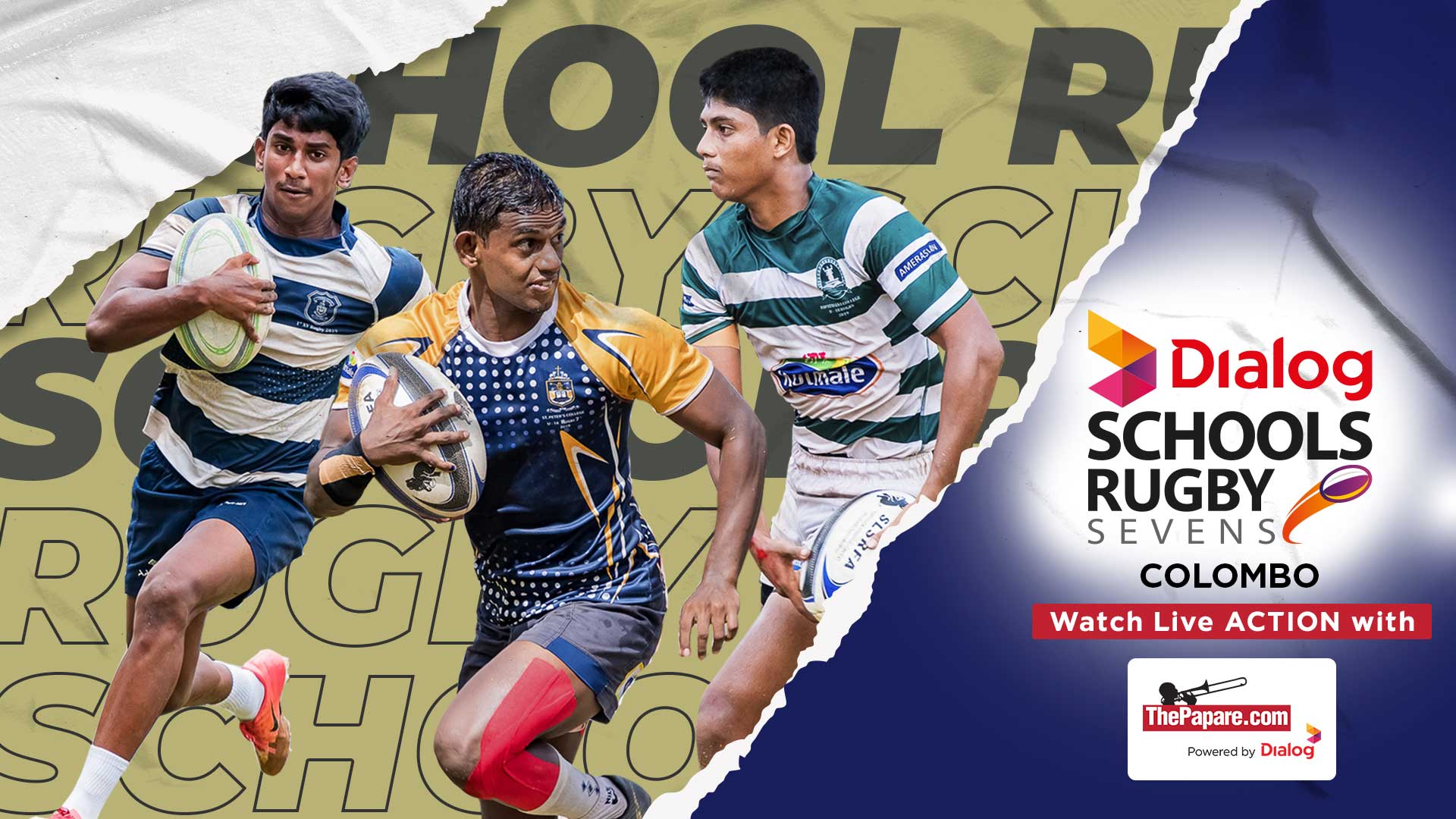 REPLAY - Dialog Schools Rugby 7s - Colombo