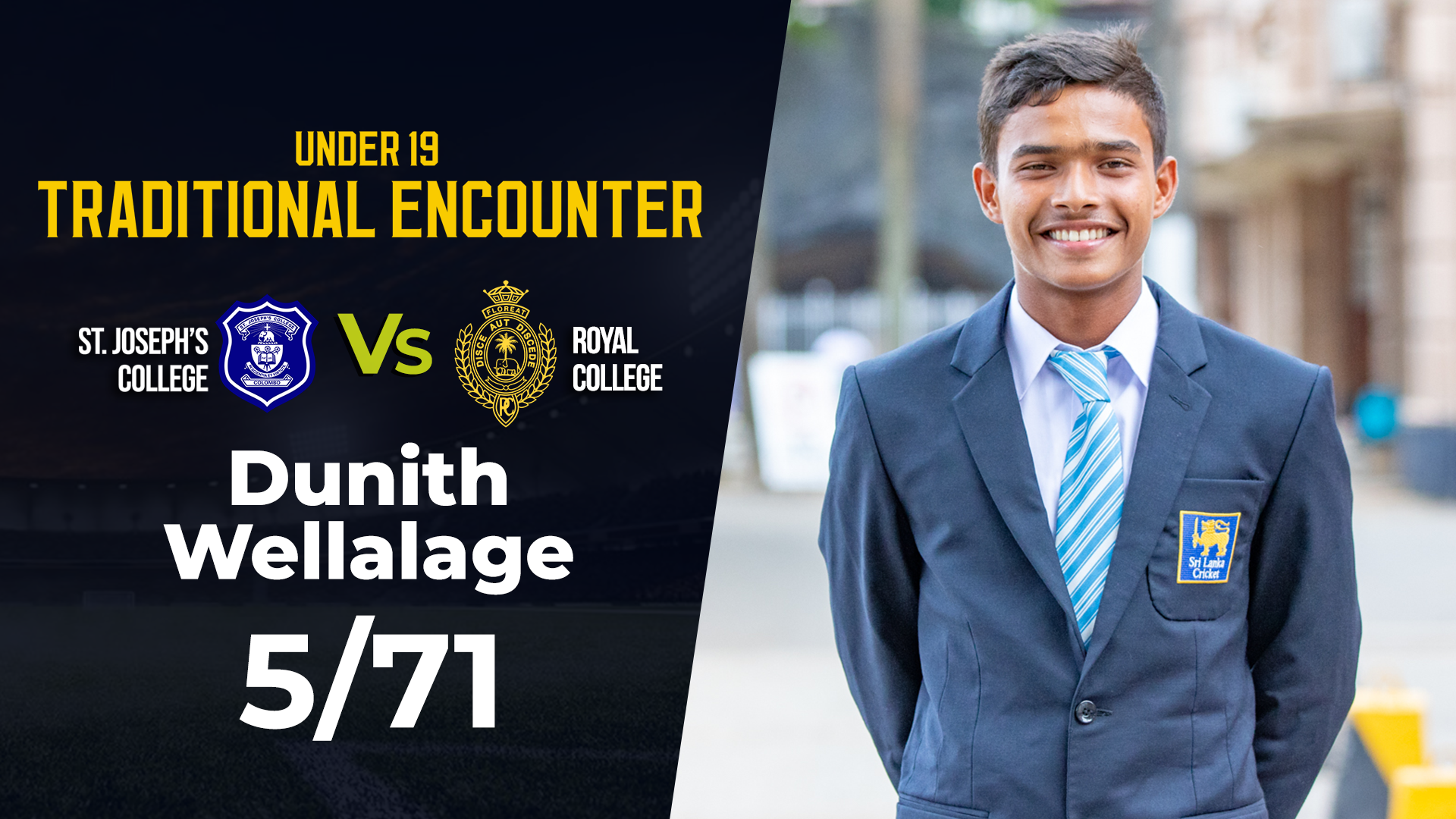 Video - Dunith Wellalage's Five-fer against Royal College