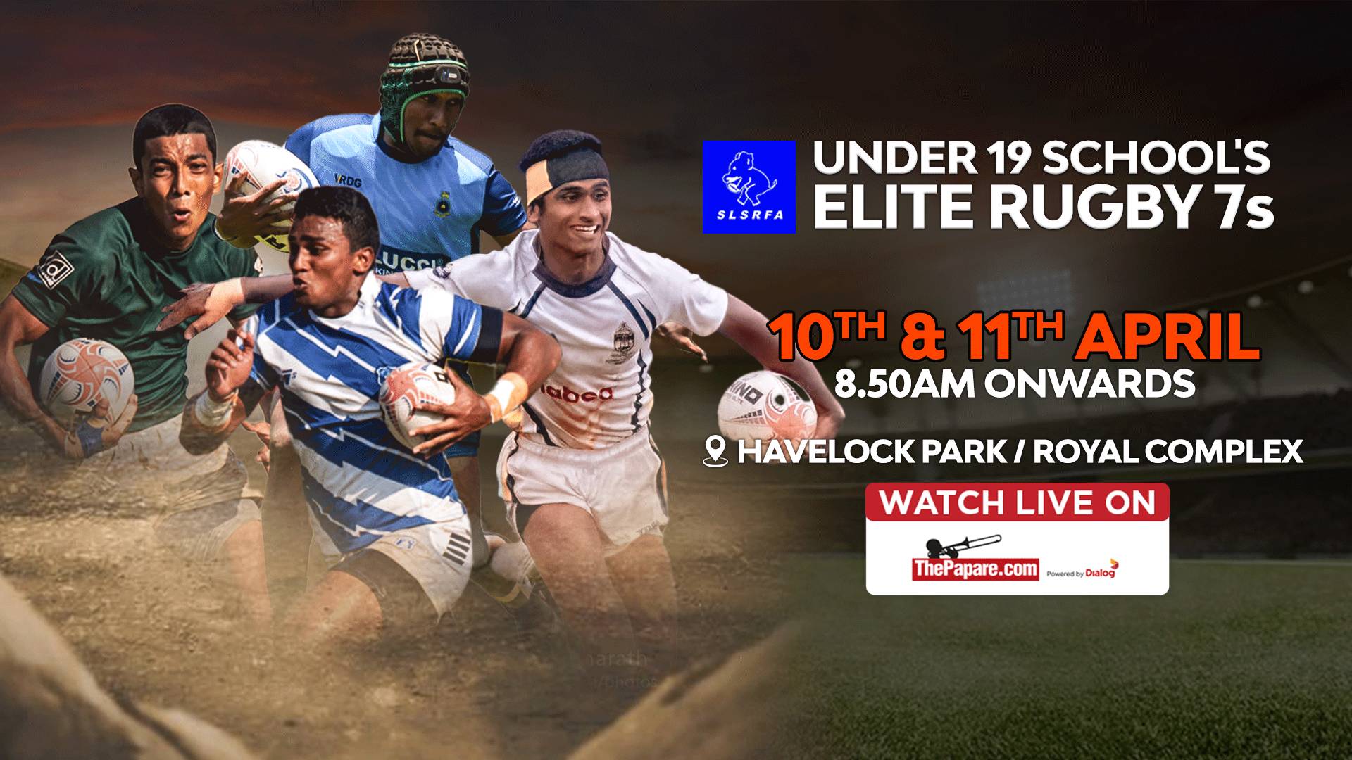 REPLAY - SLSRFA Under 19 School's Elite Rugby 7s