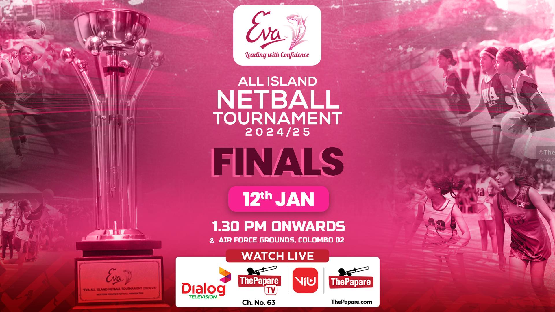 REPLAY - Eva All-Island & Open Schools’ Netball Tournament 2025