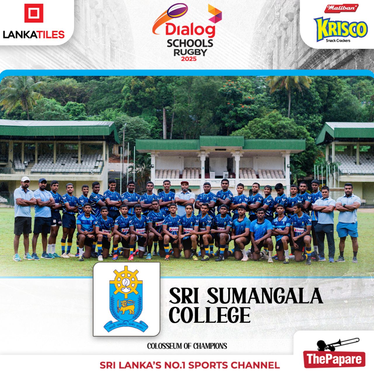 Photos - Sri Sumangala College 1st XV Rugby Preview 2025