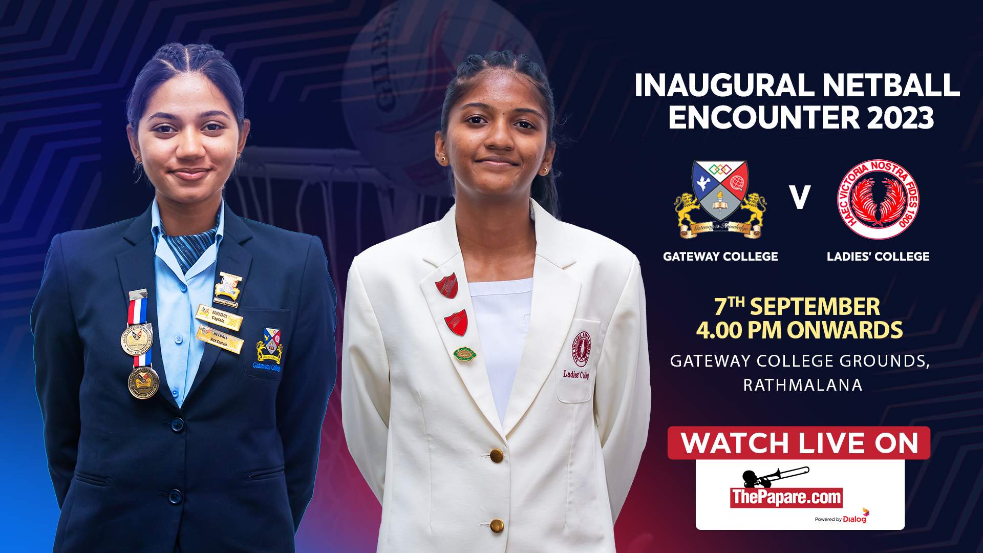 REPLAY - Gateway College v Ladies’ College – Inaugural Netball ...