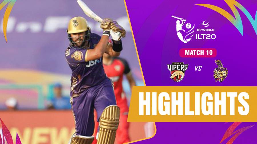 HIGHLIGHTS – Desert Vipers vs Abu Dhabi Knight Riders | ILT20 2024 - Match 10