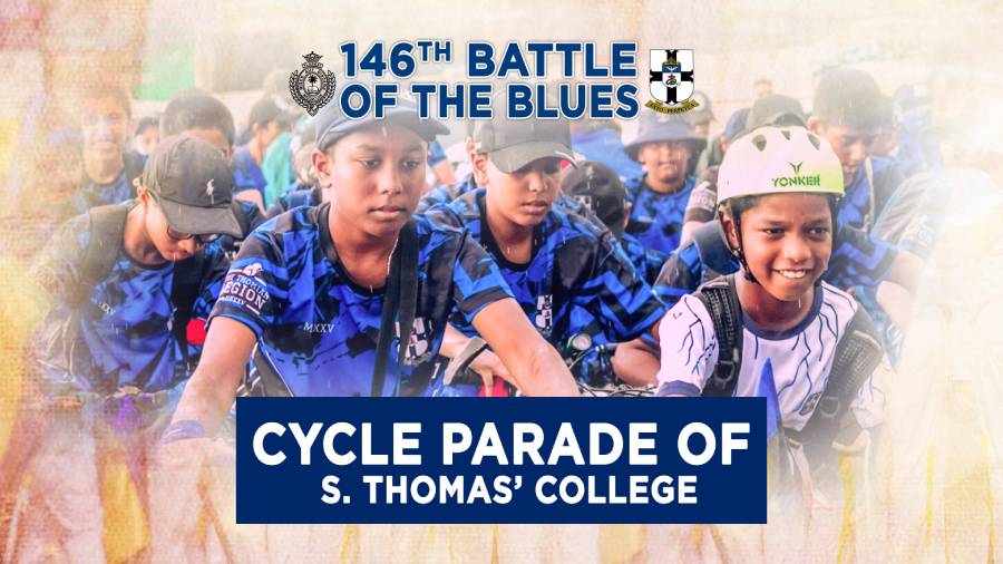WATCH – Cycle Parade of S. Thomas’ College – 146th Battle of the Blues
