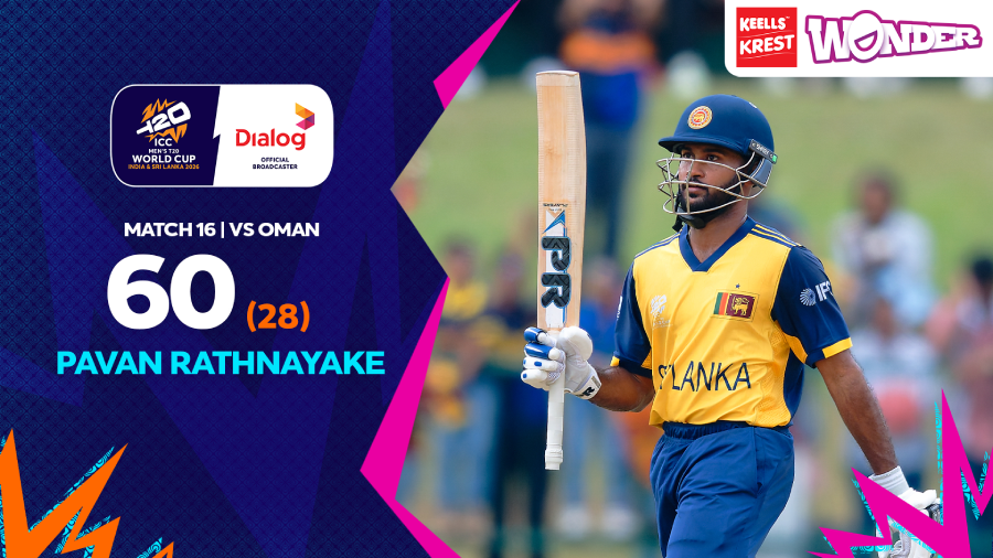 WATCH – Pavan Rathnayake 60 (28) vs Oman – ICC Men’s T20 World Cup 2026 ...