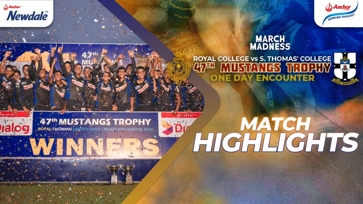 HIGHLIGHTS - Royal vs S. Thomas' | 47th Mustangs Trophy