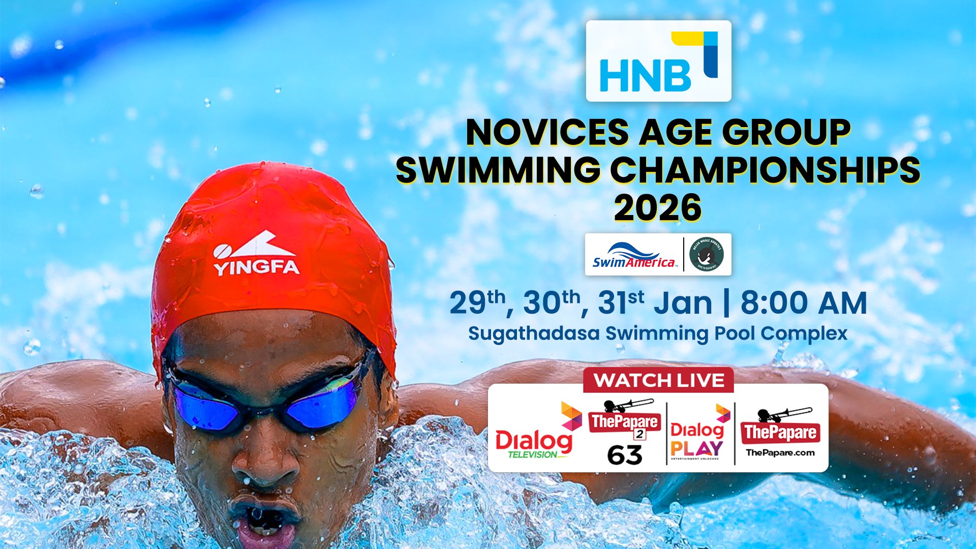 REPLAY – HNB Novices Age Group Swimming Championships 2026