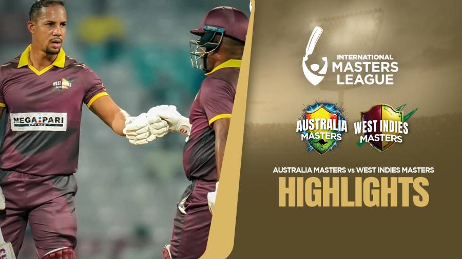 HIGHLIGHTS - Australia Masters vs West Indies Masters – Match 2 ...