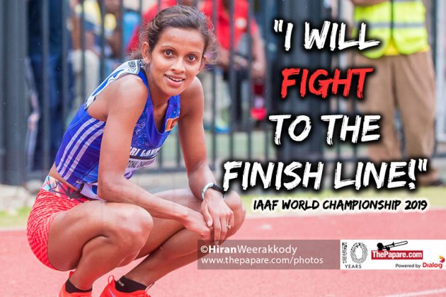 Hiruni off to ‘fight to the finish line’ at World Championships
