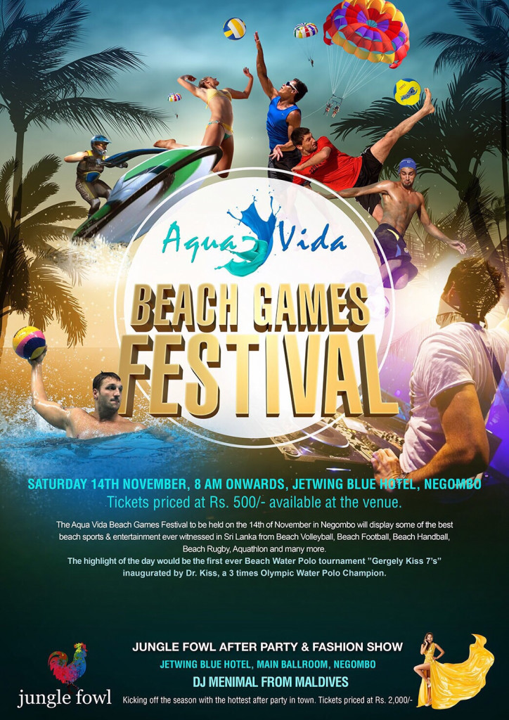 Aqua Vida: South Asia's largest Beach Sports Festival in Sri Lanka!
