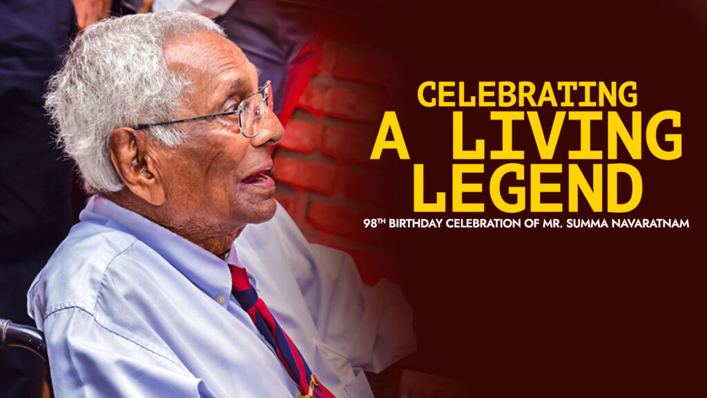 WATCH - The 98th Birthday Celebrations of Mr. Summa Navaratnam