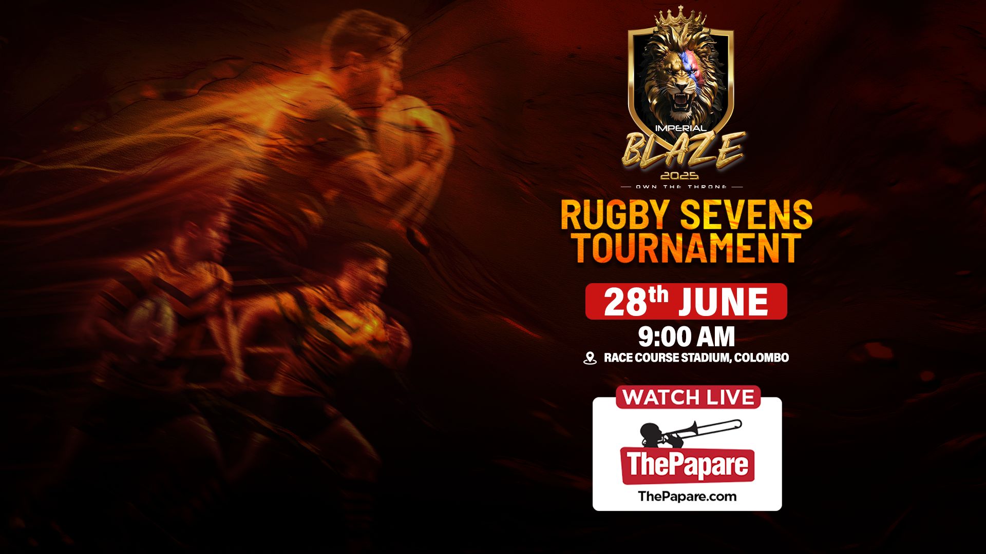 REPLAY – Imperial Blaze 2025 - Rugby Sevens Tournament