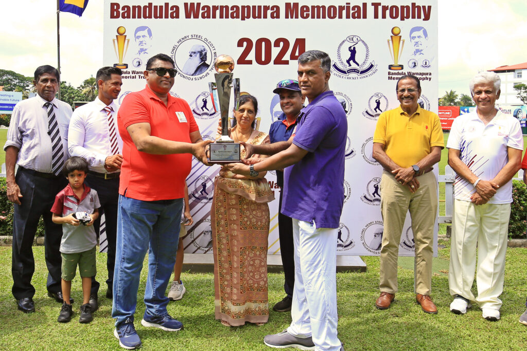 MCA Veterans clinches Bandula Warnapura Memorial Challenge Trophy