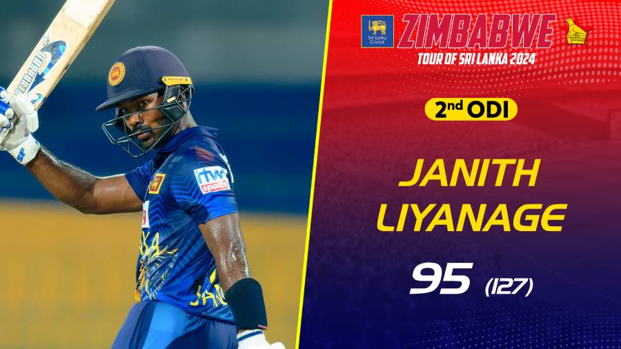 WATCH - Janith Liyanage 95 (127) | Zimbabwe tour of Sri Lanka 2024 ...