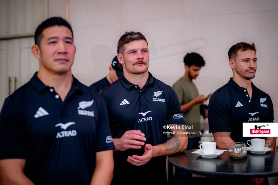 Photos - Press Conference - New Zealand Rugby Under 85KG tour of Sri Lanka