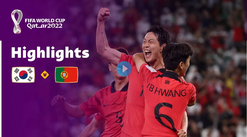 Highlights Korea Republic V Portugal Group H FIFA World Cup Qatar highlights-korea-republic-v-portugal-group-h-fifa-world-cup-qatar