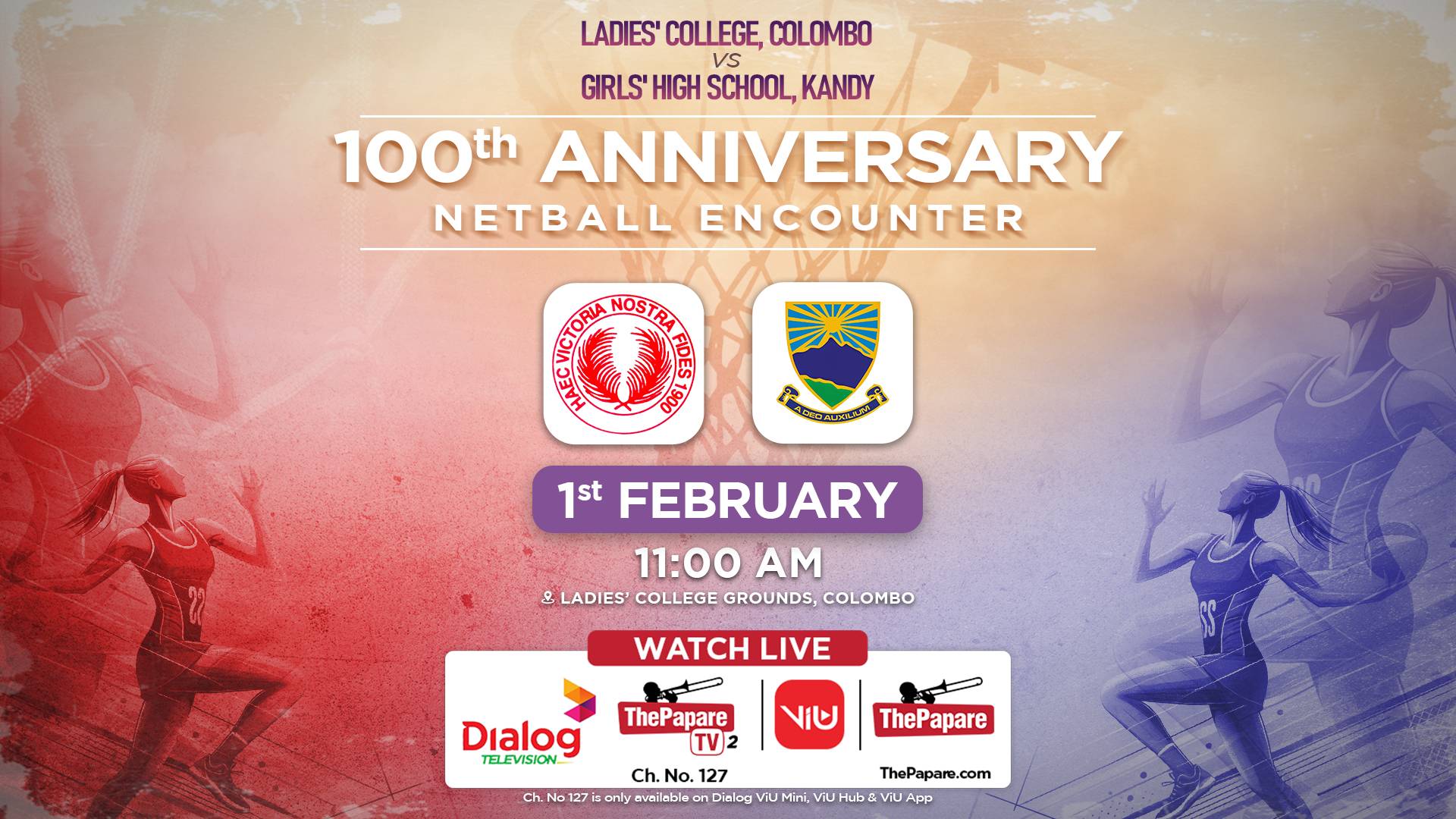 REPLAY – Ladies' College vs Girls' High School - 100th Anniversary ...