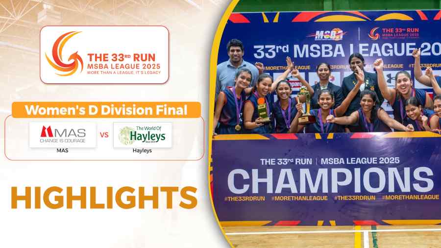 HIGHLIGHTS - MAS vs Hayleys | Women's 'D' Division Final | 33rd MSBA ...