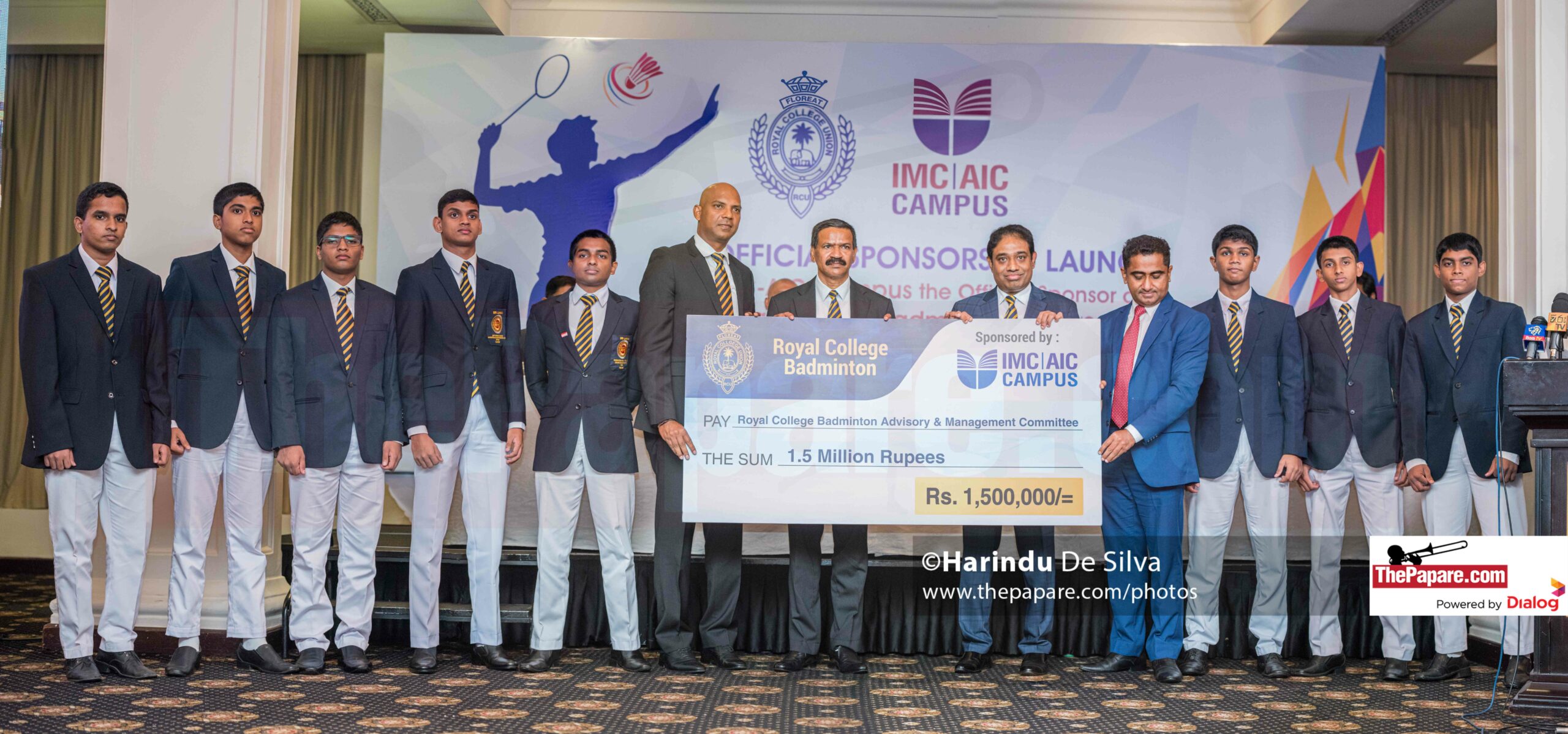 Photos - Royal College Badminton 2023 | Official Sponsor Unveiling