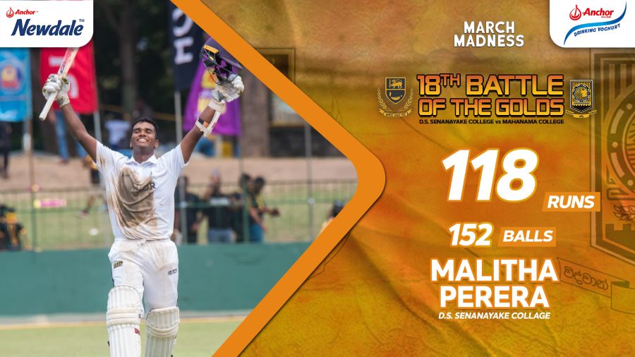 WATCH – Malitha Perera 118 (152) vs Mahanama College | 18th Battle of ...
