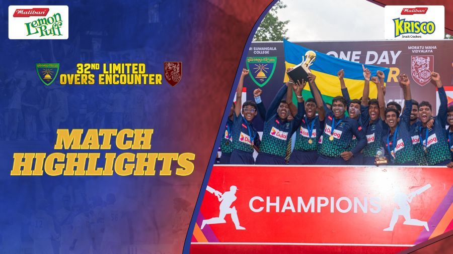WATCH - Match Highlights -Sri Sumangala vs Moratu MV - 32nd Limited ...